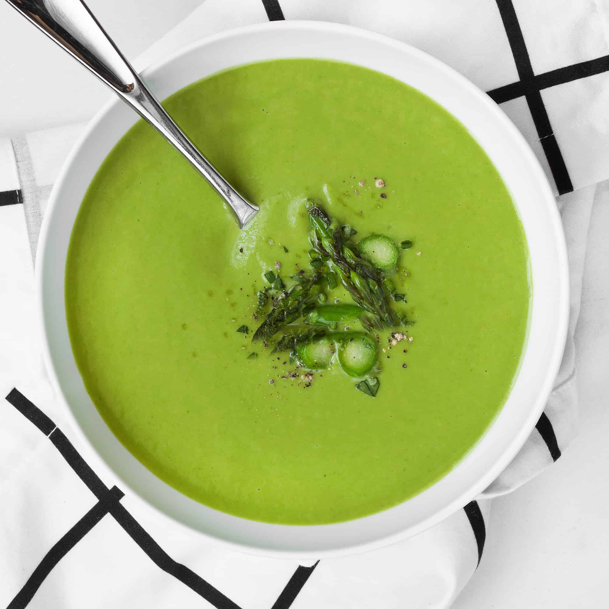 Vegan Chilled Asparagus Spinach Soup Last Ingredient Vegan Chilled Asparagus Spinach Soup Last Ingredient