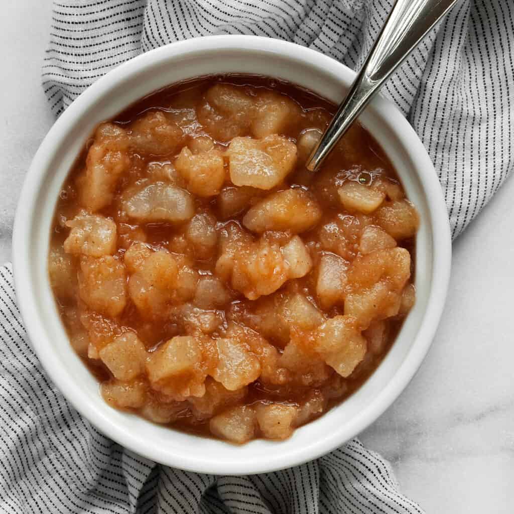 Easy Pear Compote with Fresh Ginger - Last Ingredient