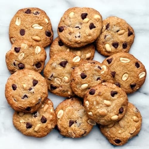Chewy Peanut Chocolate Cookies | Last Ingredient