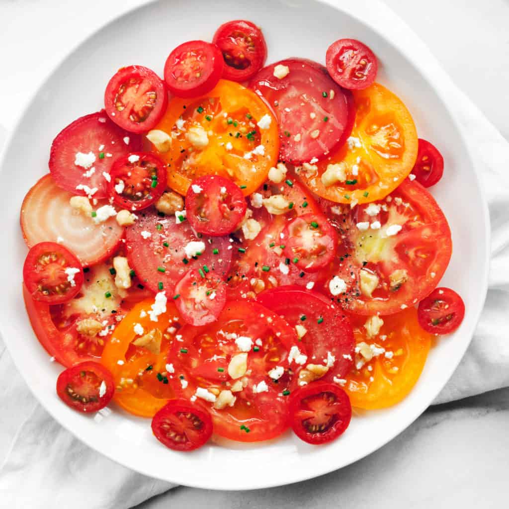 Tomato Beet Salad with Lemon Dijon Vinaigrette | Last Ingredient