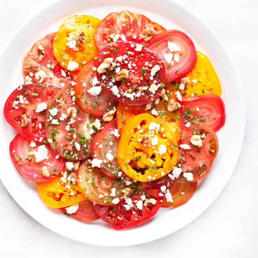 Tomato Beet Salad with Lemon Dijon Vinaigrette | Last Ingredient