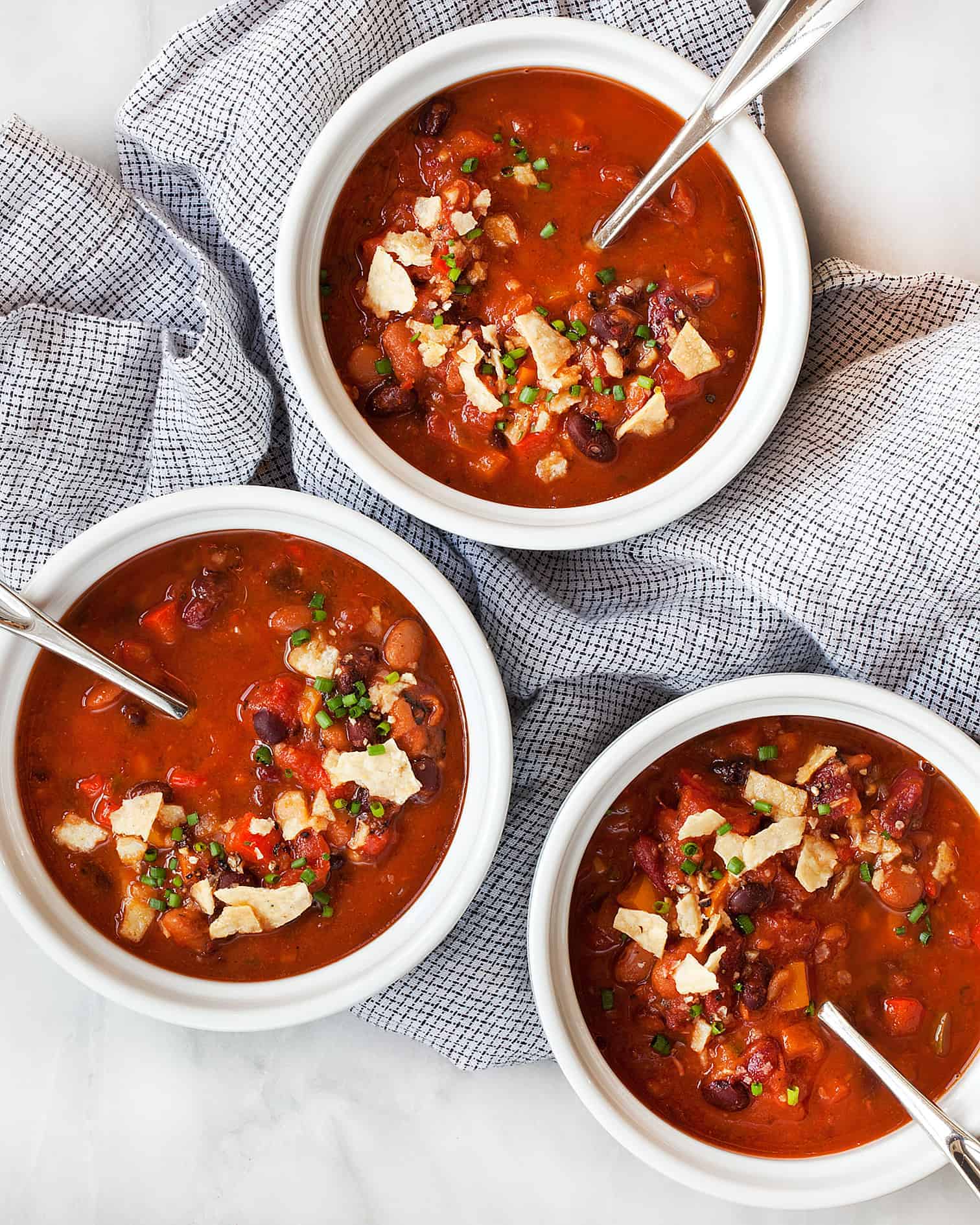 Three-Bean Chili with Bell Peppers | Last Ingredient