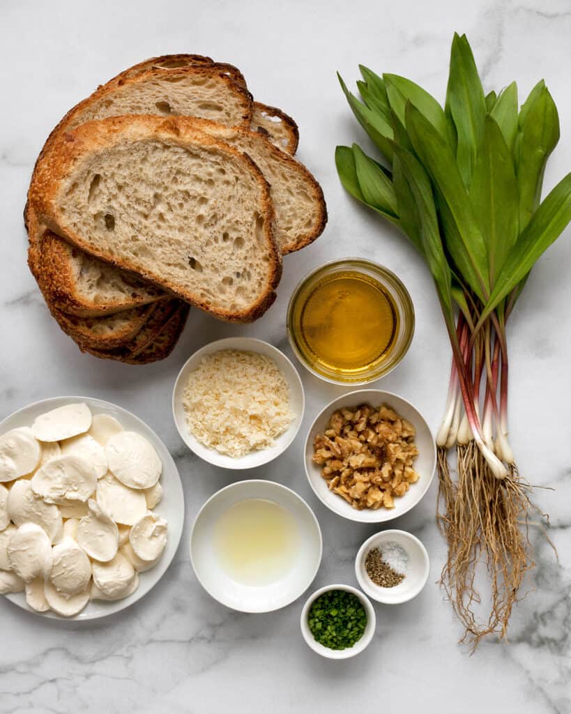 Ramp Garlic Bread with Ramp Pesto - Last Ingredient
