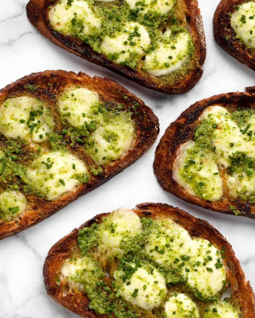 Ramp Garlic Bread with Ramp Pesto - Last Ingredient
