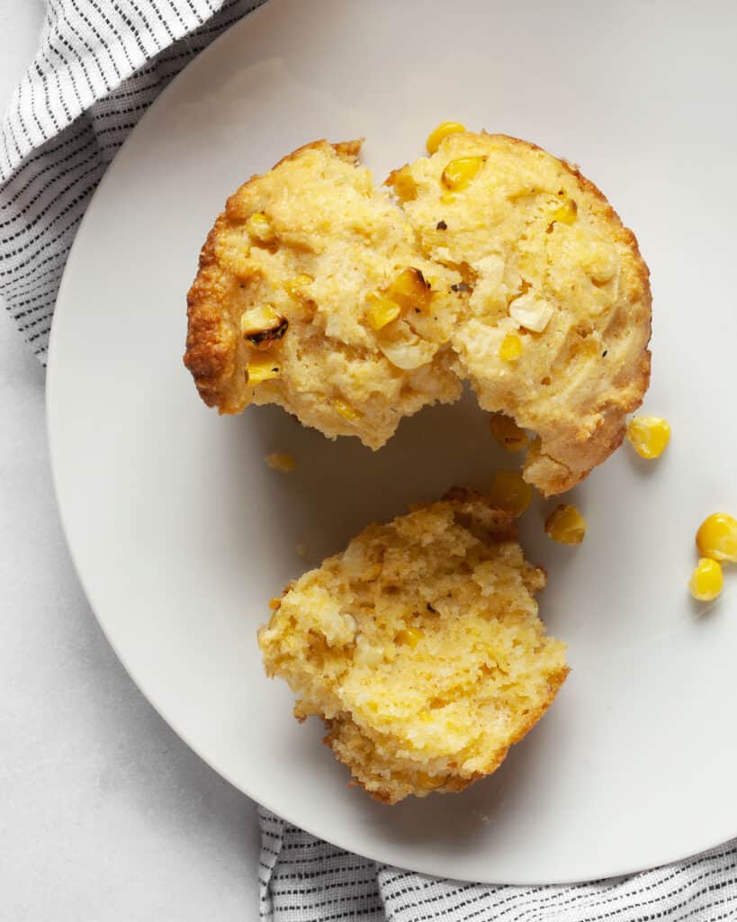 Cornbread Muffins with Grilled or Roasted Corn - Last Ingredient