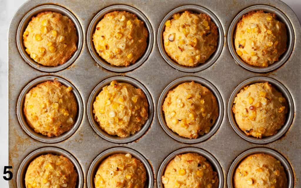 Cornbread Muffins with Grilled or Roasted Corn - Last Ingredient