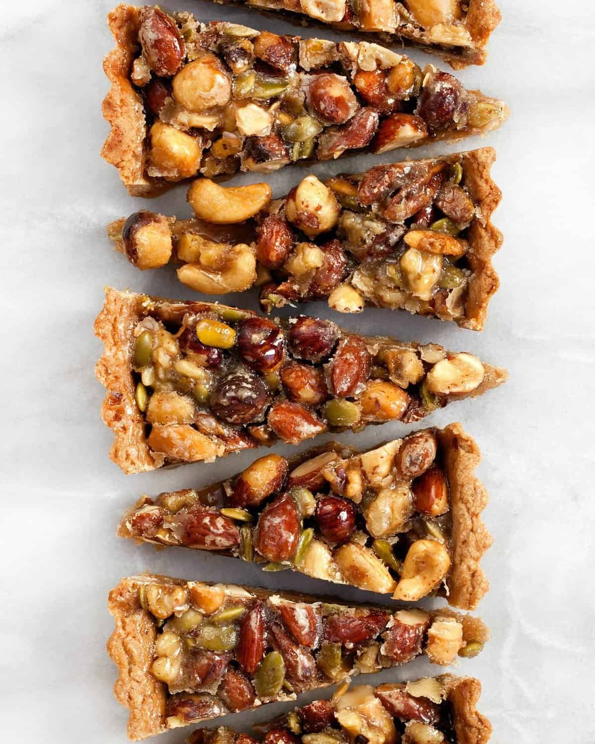 Caramel Nut Tart with Cinnamon Crust | Last Ingredient