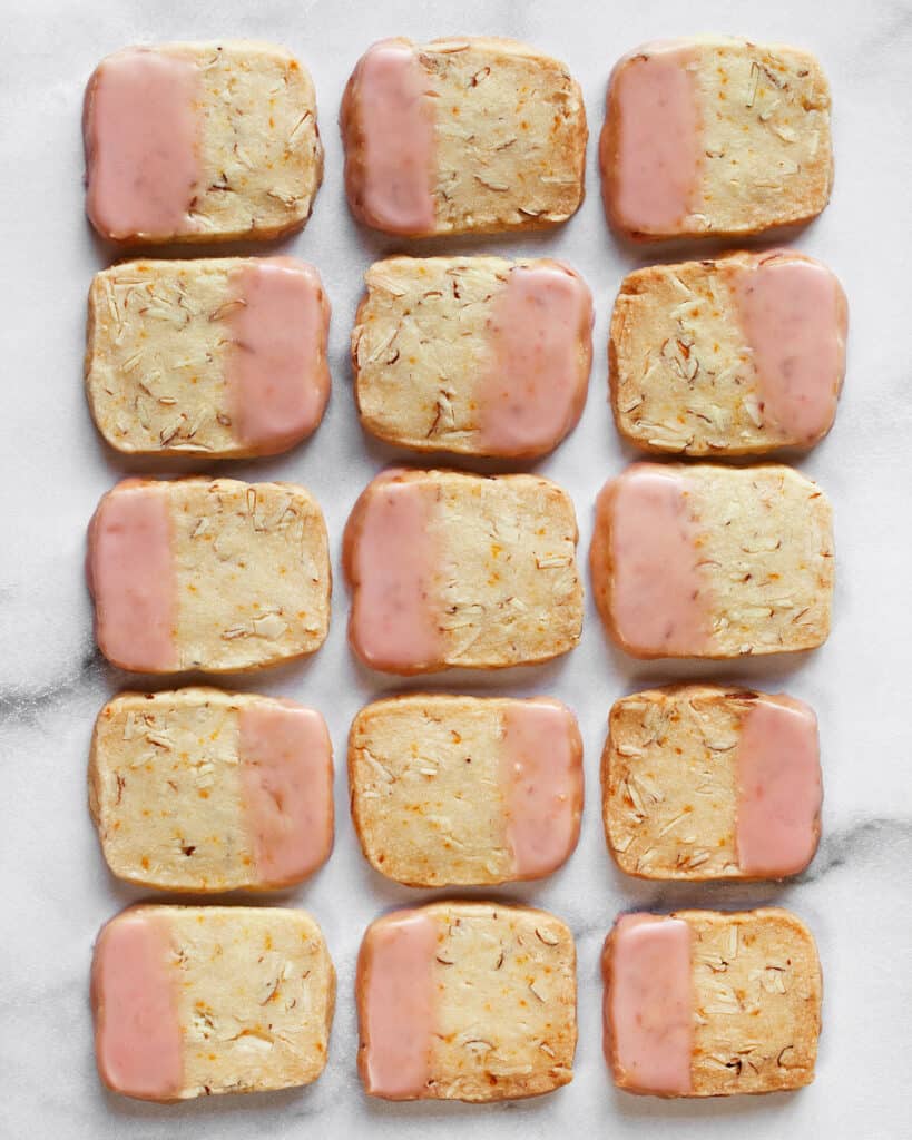 Orange Icebox Cookies with Almonds - Last Ingredient