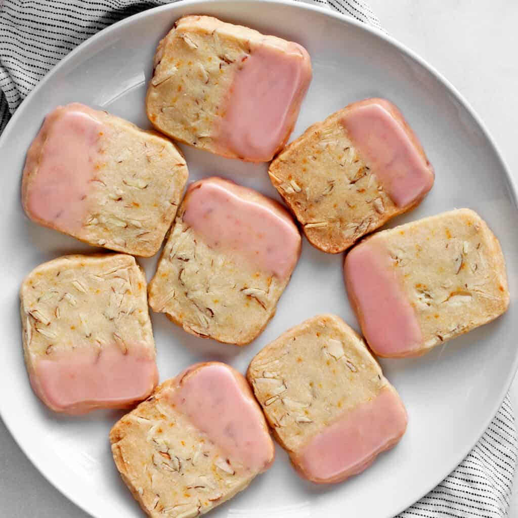 Orange Icebox Cookies with Almonds - Last Ingredient