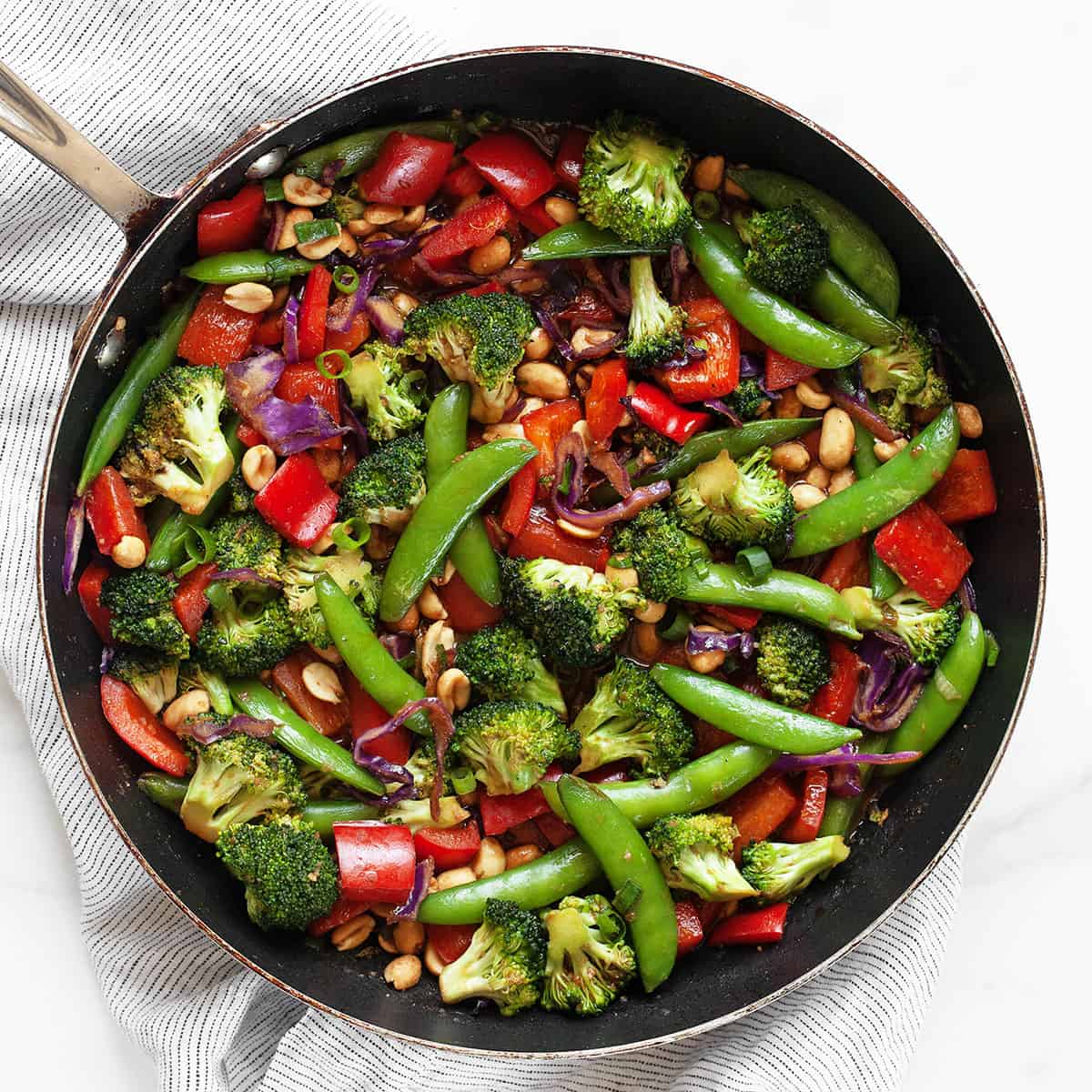 Peanut Veggie Stir-Fry with Broccoli & Peppers - Last Ingredient
