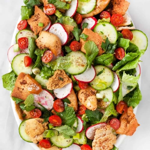 Fattoush Salad with Sumac and Toasted Pita | Last Ingredient
