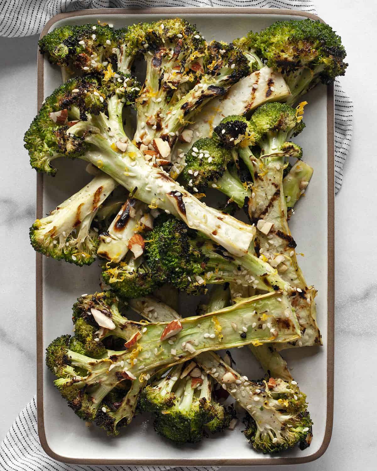 Easy Lemon Grilled Broccoli - Last Ingredient
