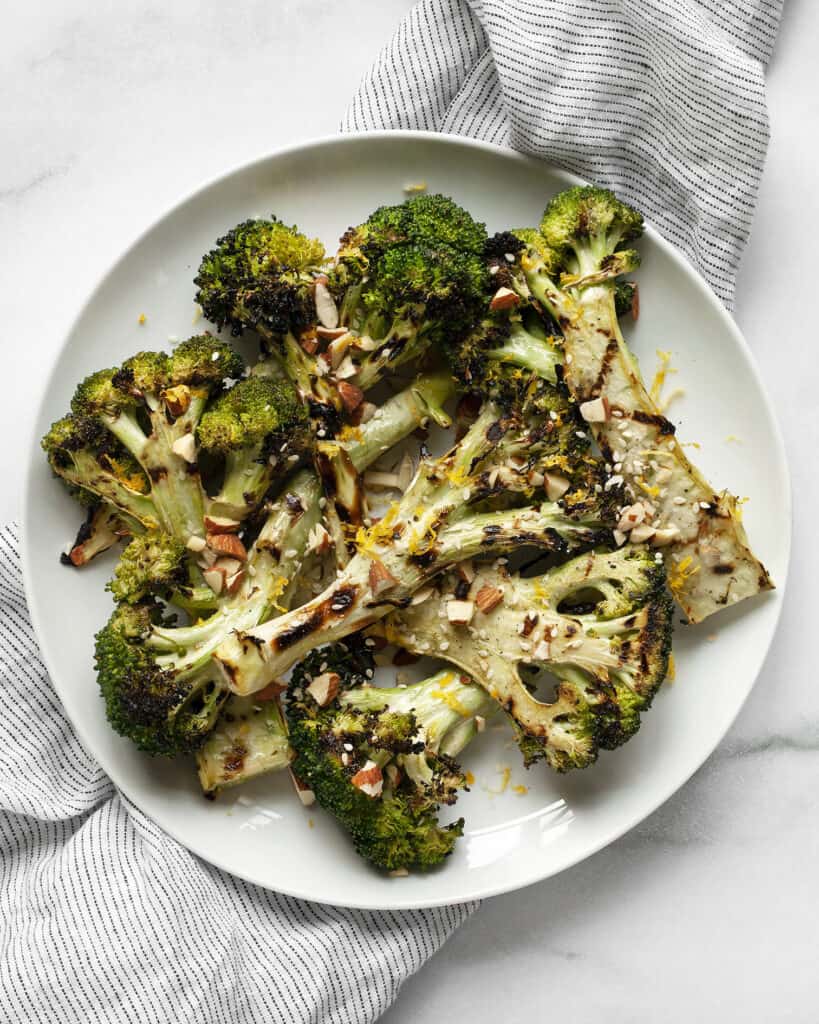 Easy Lemon Grilled Broccoli - Last Ingredient