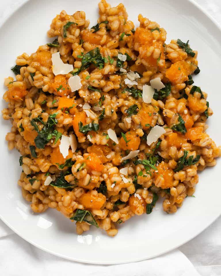 Butternut Squash Baked Barley Risotto | Last Ingredient