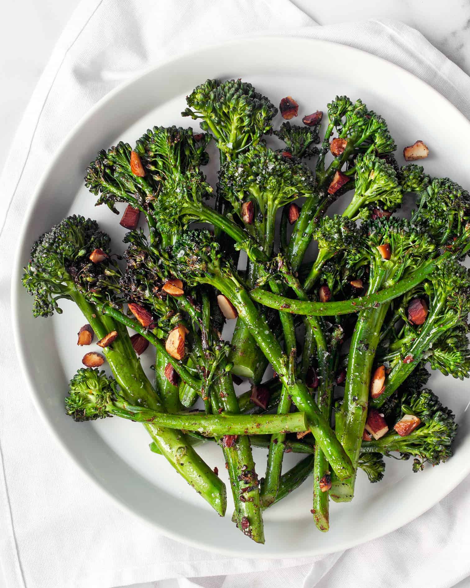 Sautéed Broccolini With Spiced Almonds Last Ingredient