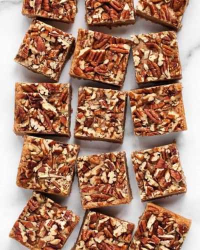 Easy Pecan Cinnamon Squares - Last Ingredient