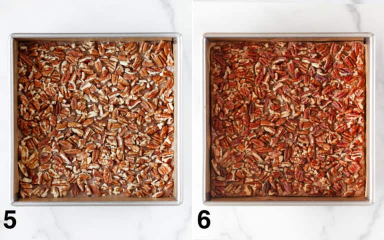 Easy Pecan Cinnamon Squares - Last Ingredient
