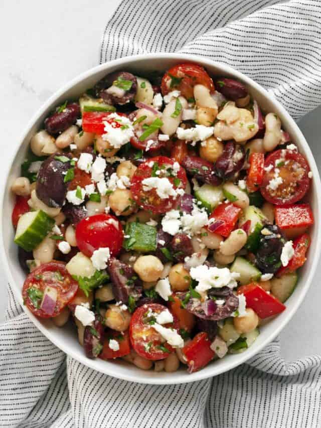 Mediterranean Three Bean Salad - Last Ingredient