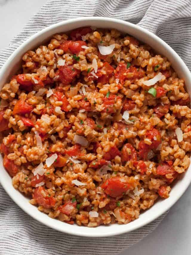 Baked Tomato Risotto - Last Ingredient