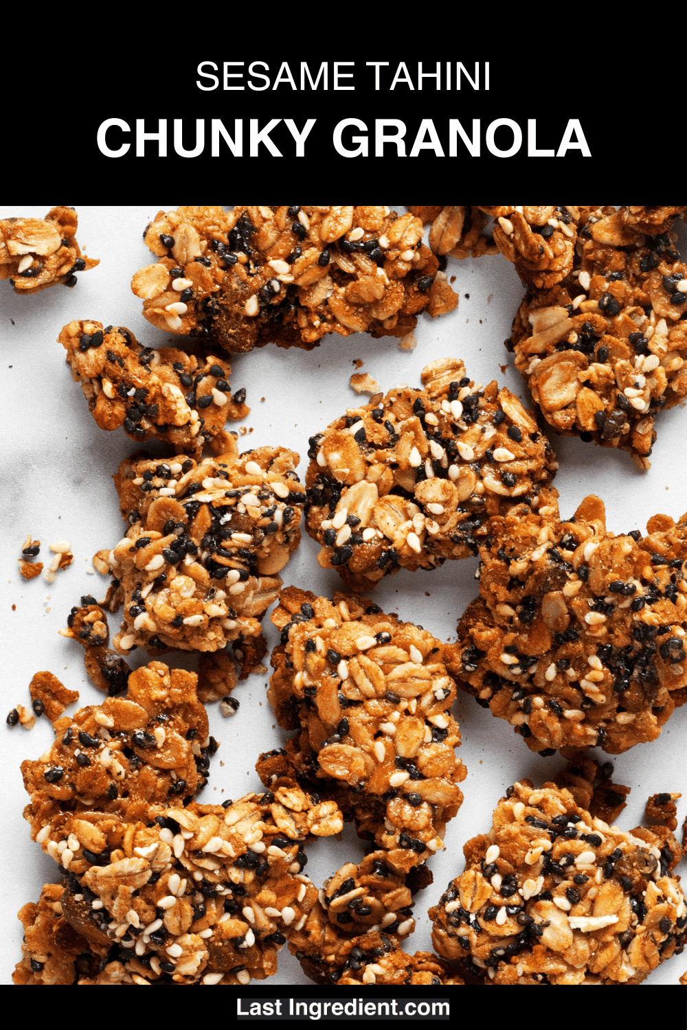 Sesame Tahini Chunky Granola - Last Ingredient