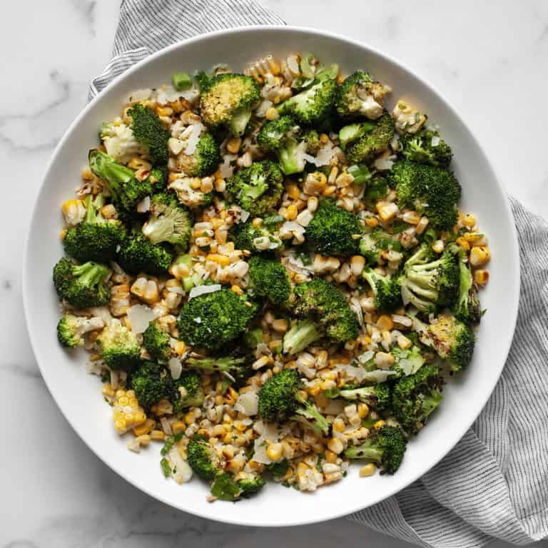 Easy Grilled Corn Broccoli Salad - Last Ingredient