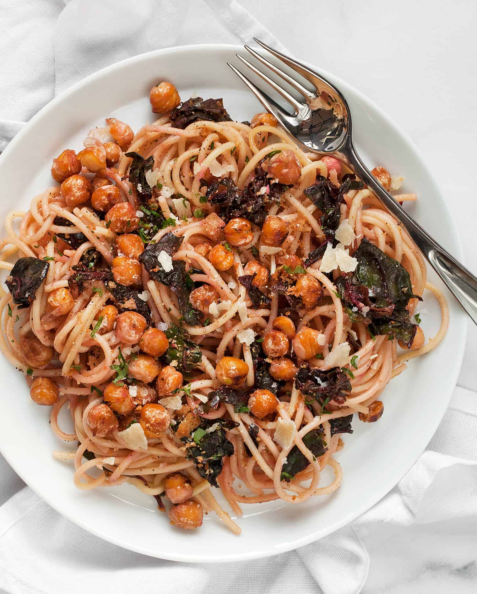 Pasta with Chickpeas and Swiss Chard | Last Ingredient
