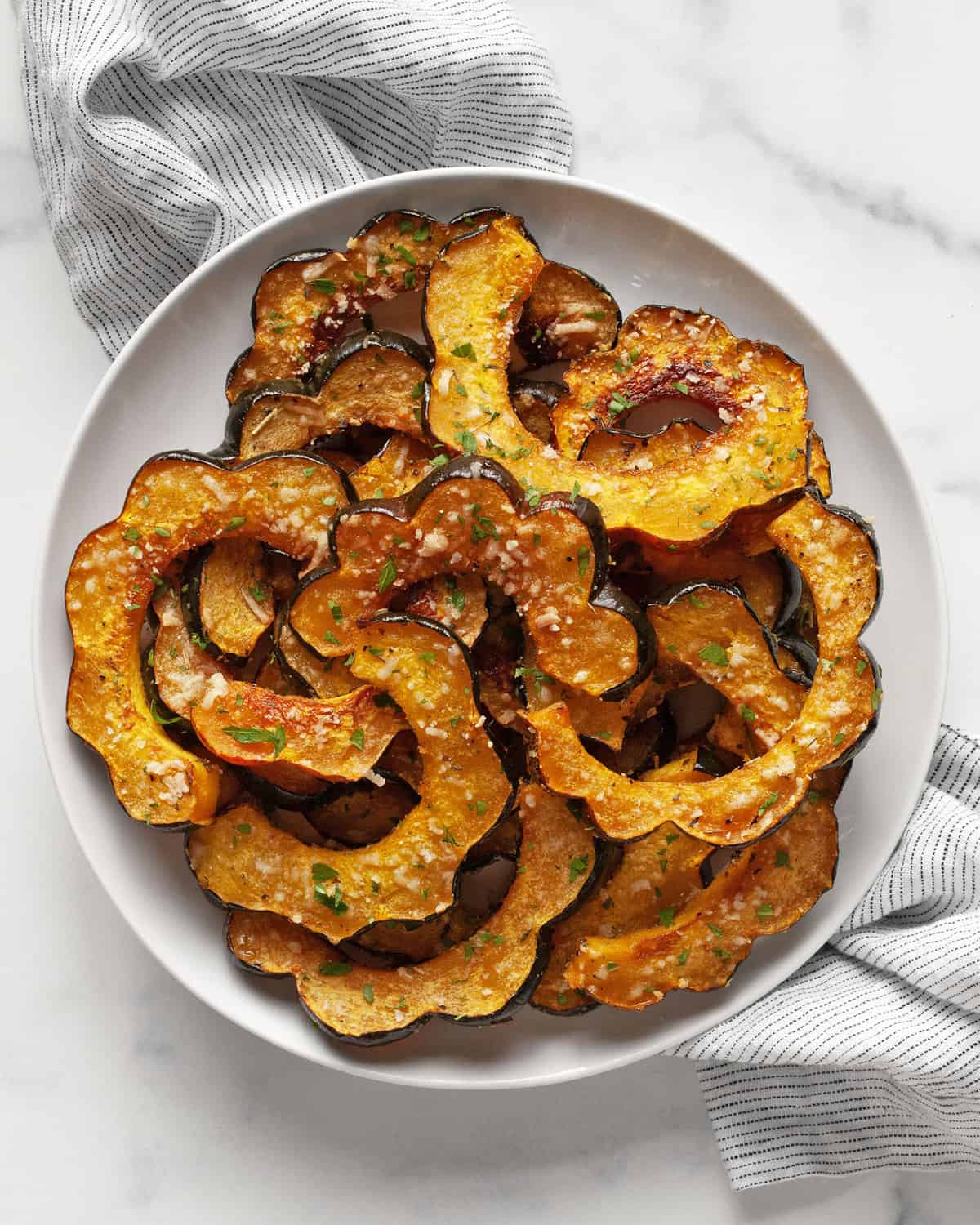 Parmesan Roasted Acorn Squash Recipe - Last Ingredient