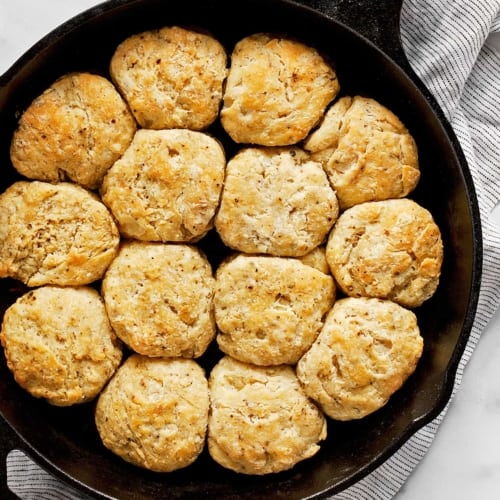 Easy Pull Apart Salt & Pepper Biscuits - Last Ingredient