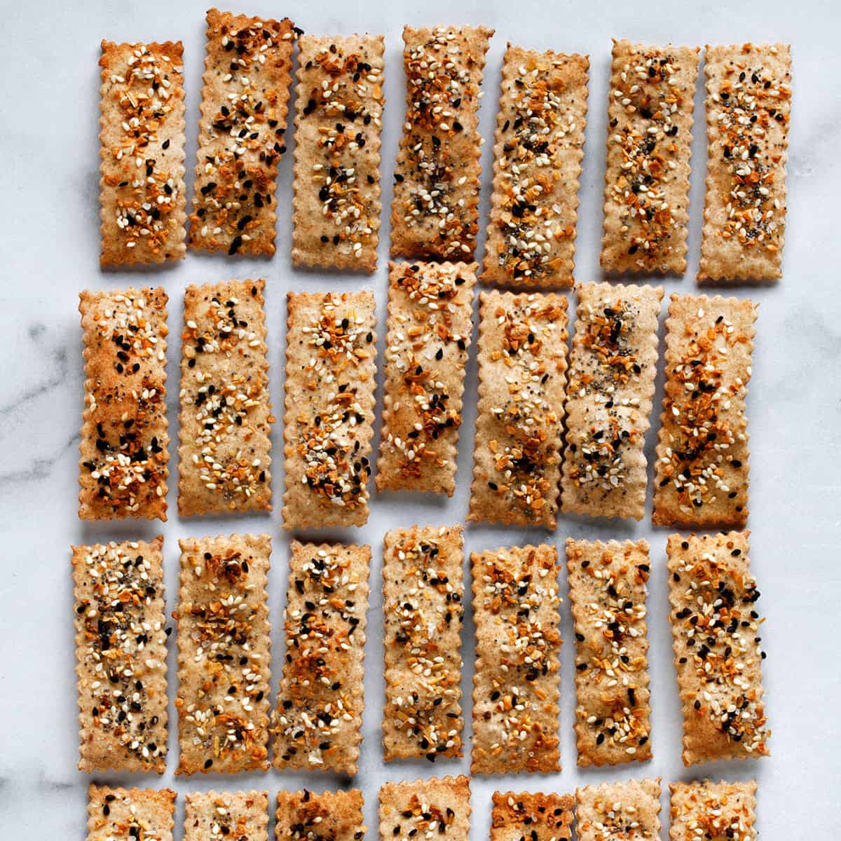 Easy Homemade Everything Crackers - Last Ingredient