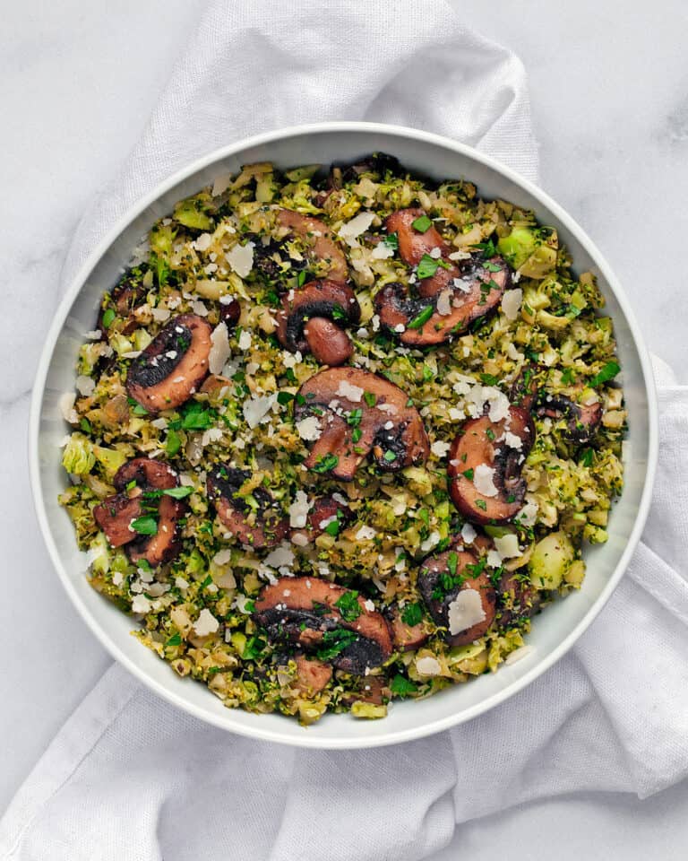 Balsamic Mushroom Broccoli Rice | Last Ingredient