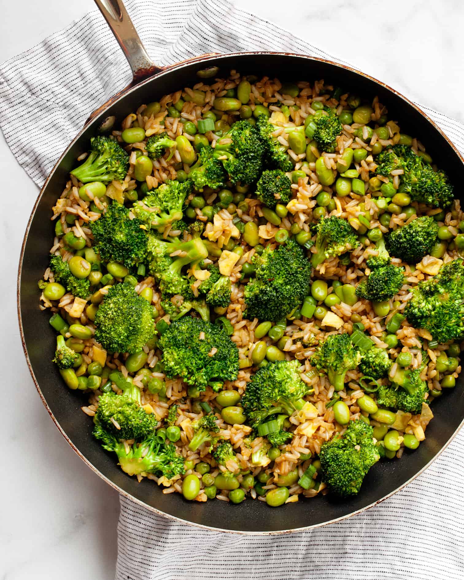 Broccoli Edamame Pea Fried Rice | Last Ingredient