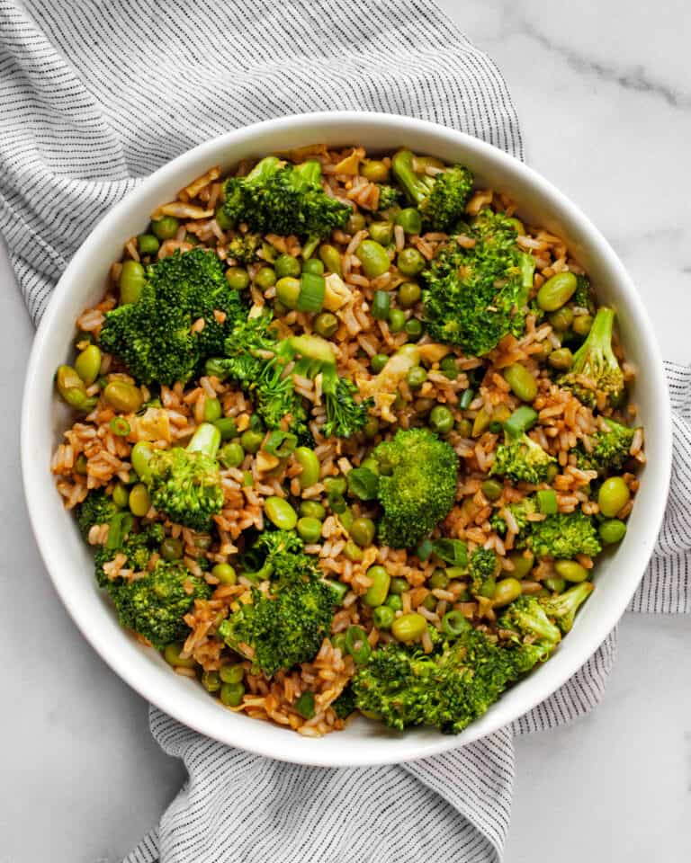 Broccoli Edamame Pea Fried Rice | Last Ingredient