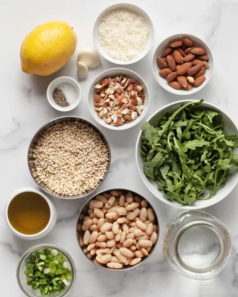 White Bean Barley with Arugula Pesto - Last Ingredient