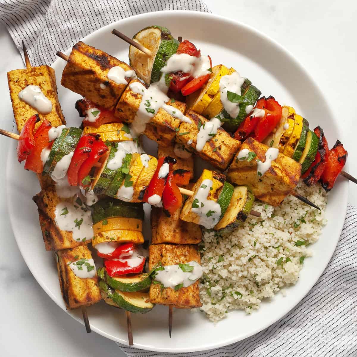 Grilled Tofu Shawarma with Vegetables - Last Ingredient