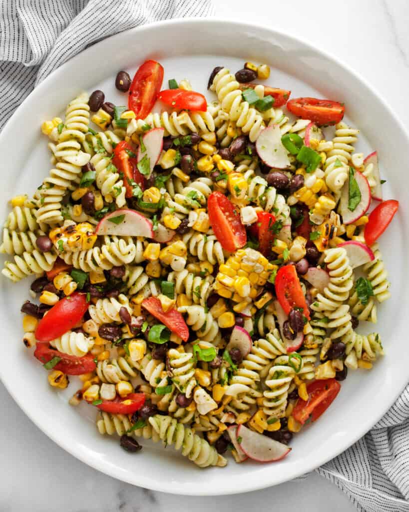 Southwestern Pasta Salad & Avocado Lime Dressing | Last Ingredient