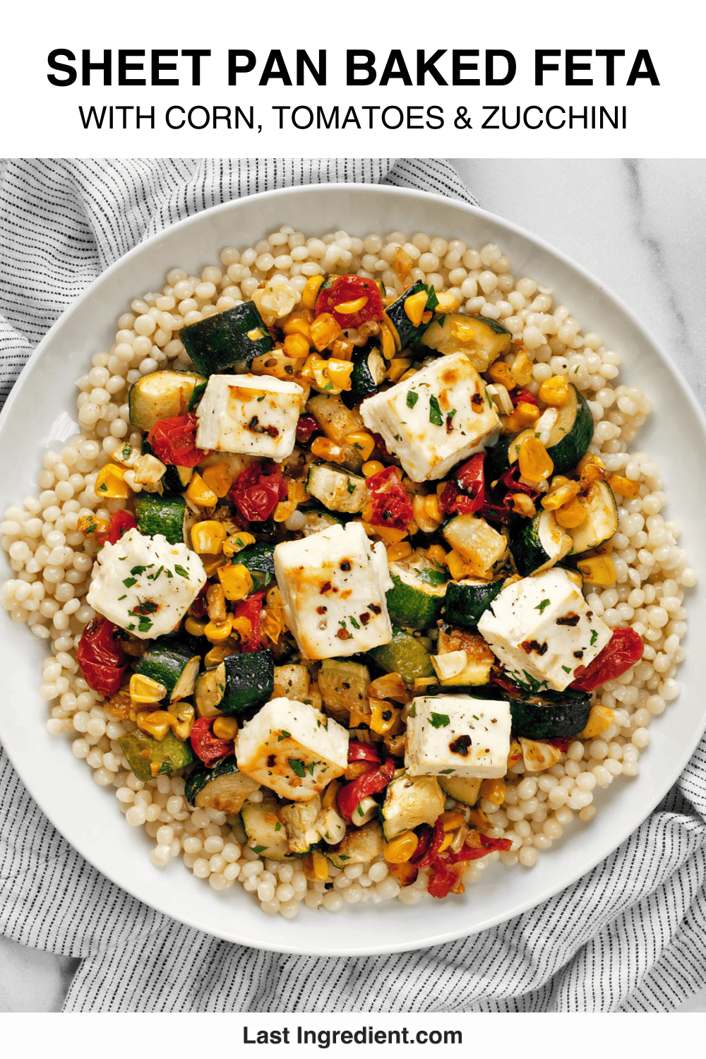 Sheet Pan Baked Feta with Vegetables - Last Ingredient