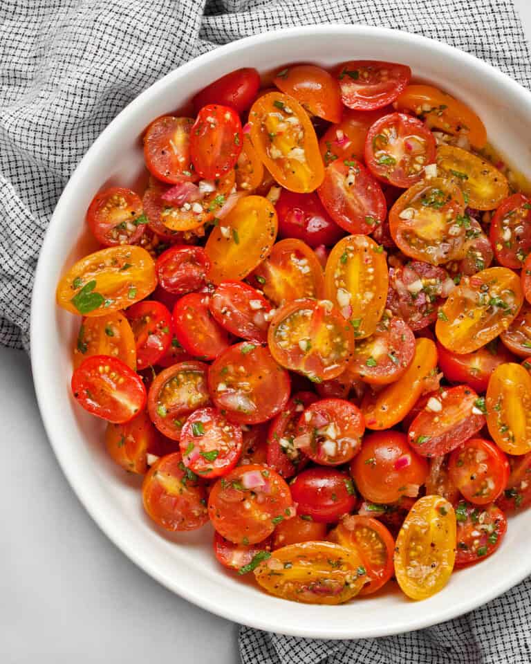 Marinated Cherry Tomatoes Recipe | Last Ingredient