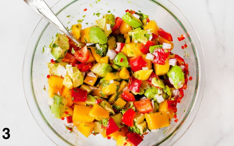 Easy Mango Avocado Salad With Lime Dressing Last Ingredient
