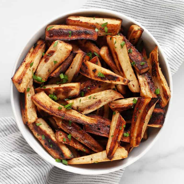 Easy Maple Balsamic Roasted Parsnips - Last Ingredient