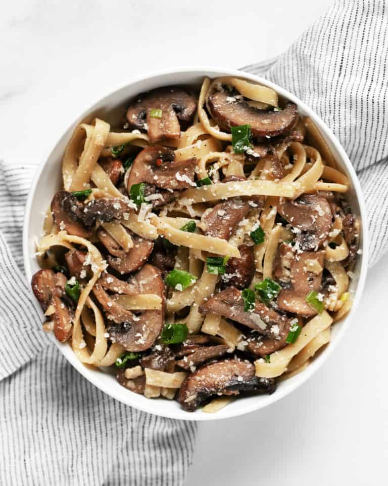 Easy Miso Mushroom Pasta with Scallions - Last Ingredient