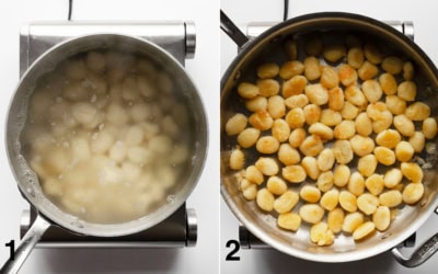 Crisp Gnocchi with Smashed Peas, Arugula & Lemon - Last Ingredient