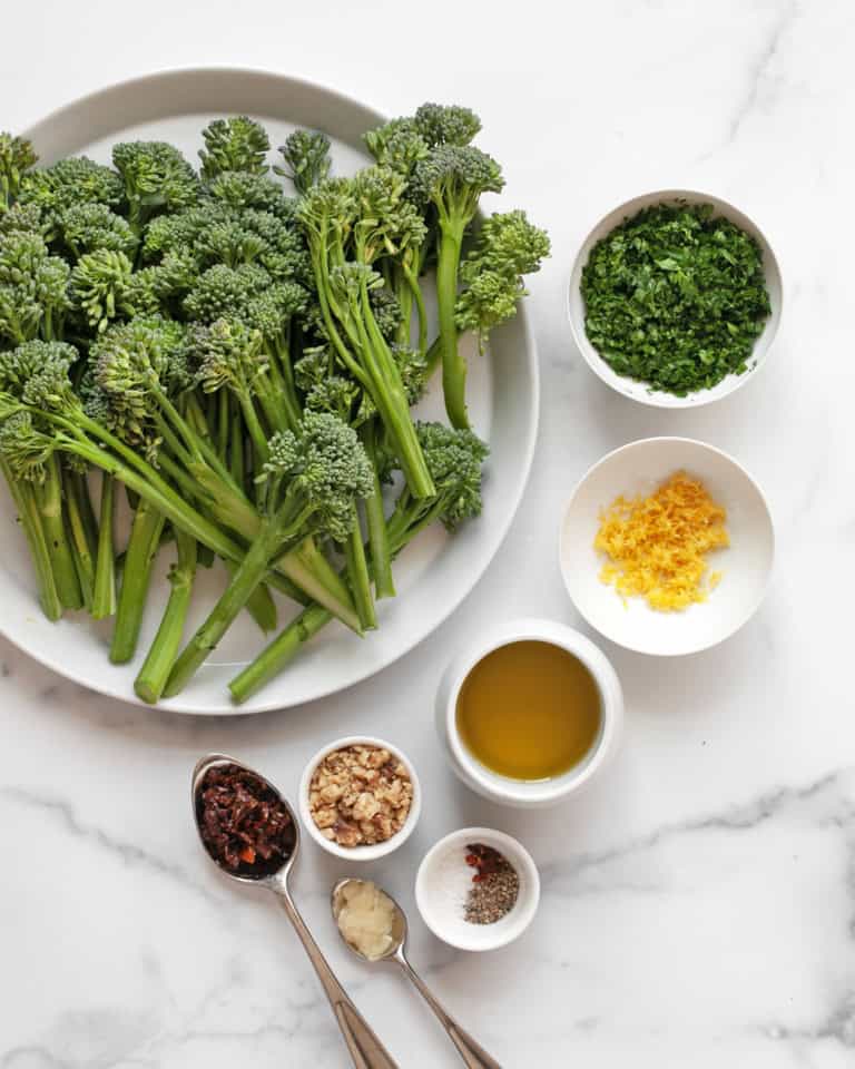 Roasted Broccolini with Sun Dried Tomato Gremolata - Last Ingredient